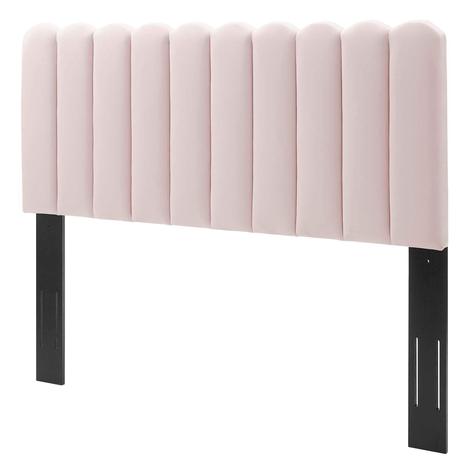 Headboard, King Size, Velvet, Pink, Modern Contemporary Urban Design ...