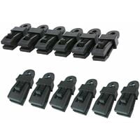 12 Pack Tarp Clamps Awning Clamps Jaw Trap Clamps Tent Snaps Hangers ...