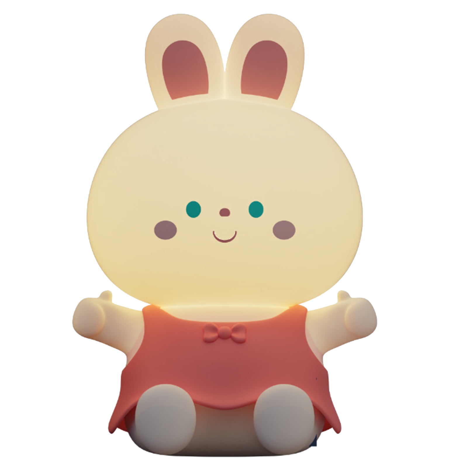Lomubue 1 Set Rabbit LED Lamp Adorable Appearance Rechargeable Flicker ...