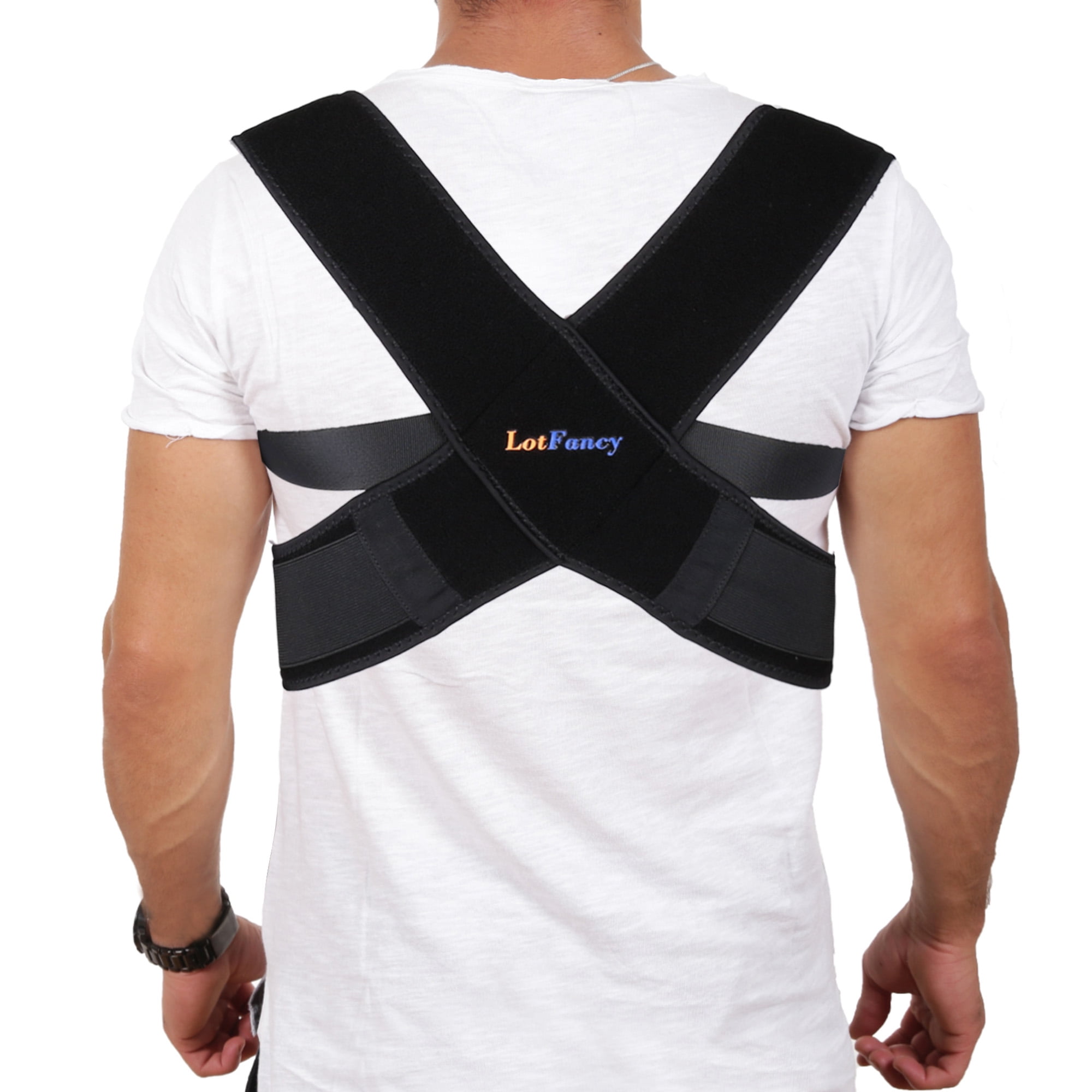 LotFancy Back Straightener Posture Corrector for Women and Men ...