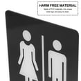 Koolleo Braille Unisex Restroom Sign Bathroom Sign Public Braille ...