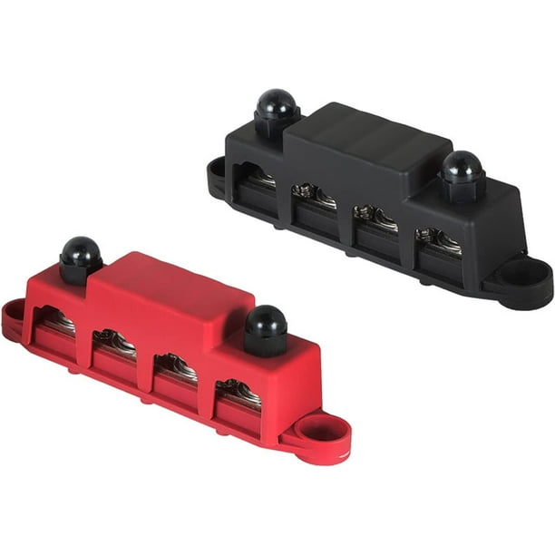 labwork Busbar Bus Bar Power Distribution Block with Cover UL 94 HB 12V ...