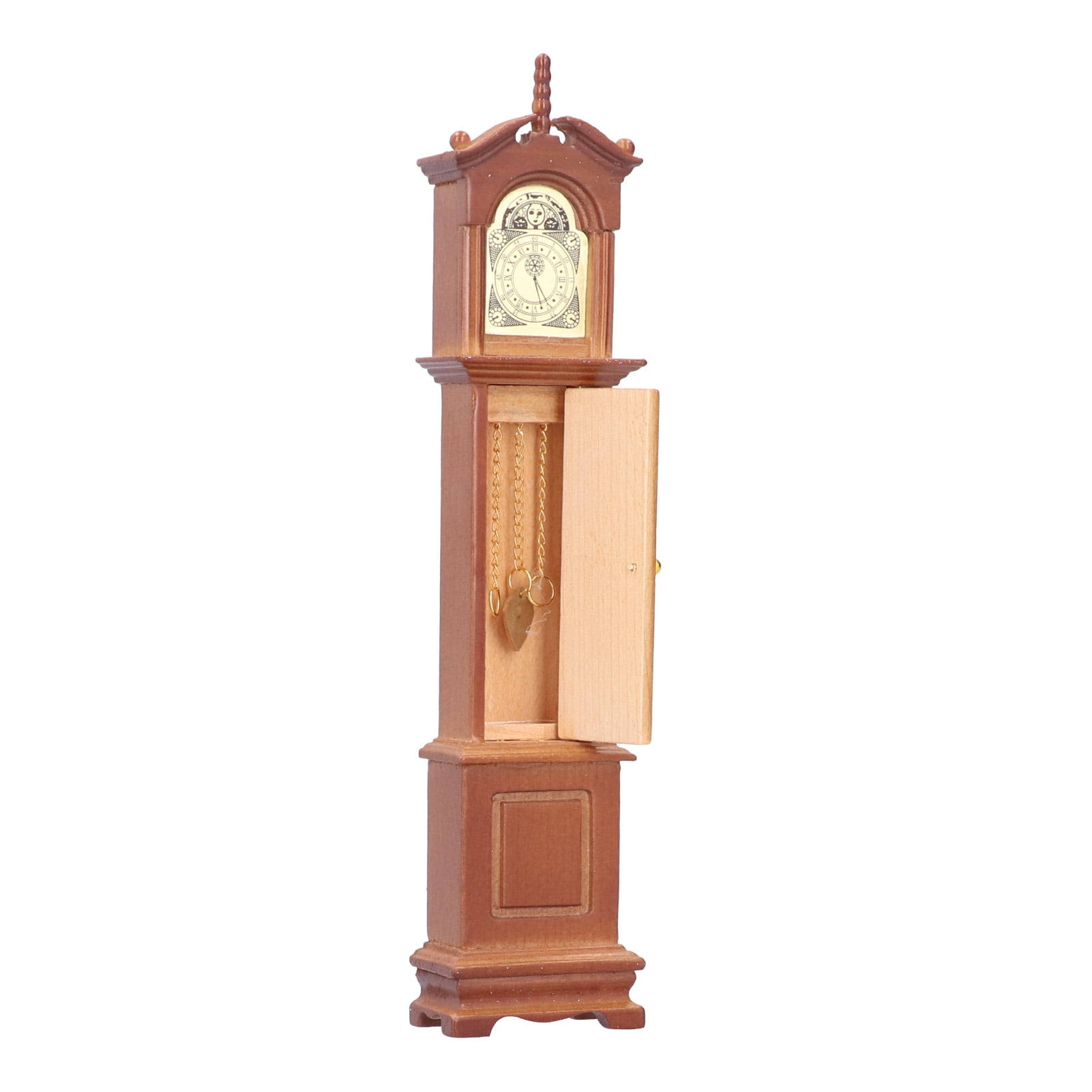 Buy Exquisite Dollhouse Grandfather Clock, Movable Miniature ...