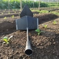 JWQFBC Triangle Point Hoe Multi-Functional Ridging Plow Head Energy ...