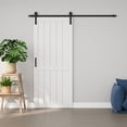 36"x84" Sliding Barn Door with Installation Hardware Solid Manufactured ...