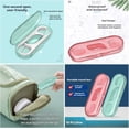 5 Pack Travel Dental Floss Pick Case with 50 Pcs Premium Toothpick ...