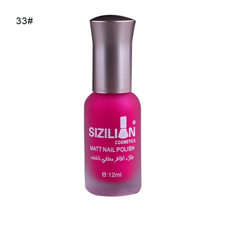 New Arrival 12ml Matte Dull Nail Polish Lacquer Varnish Matt Effect ...