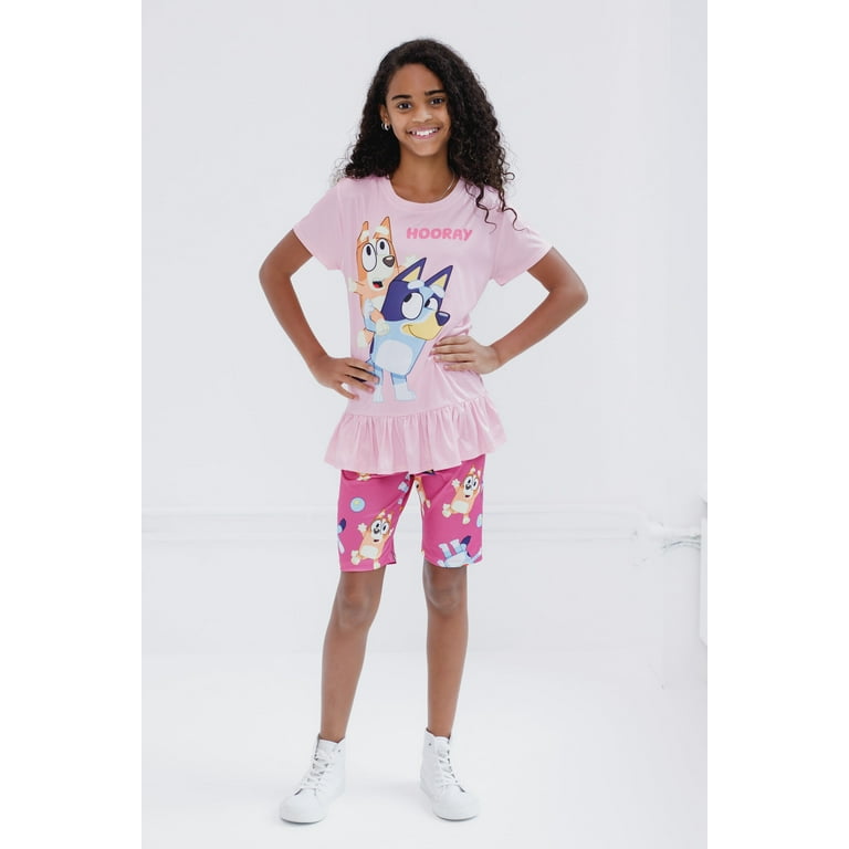 Blueberi Boulevard Christmas Dress Girls' Boutique Bluey Bleached Shirt ...