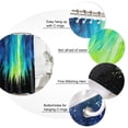 60x72 Inch Shower Curtains for Bathroom, North Lights Fabric Bath ...