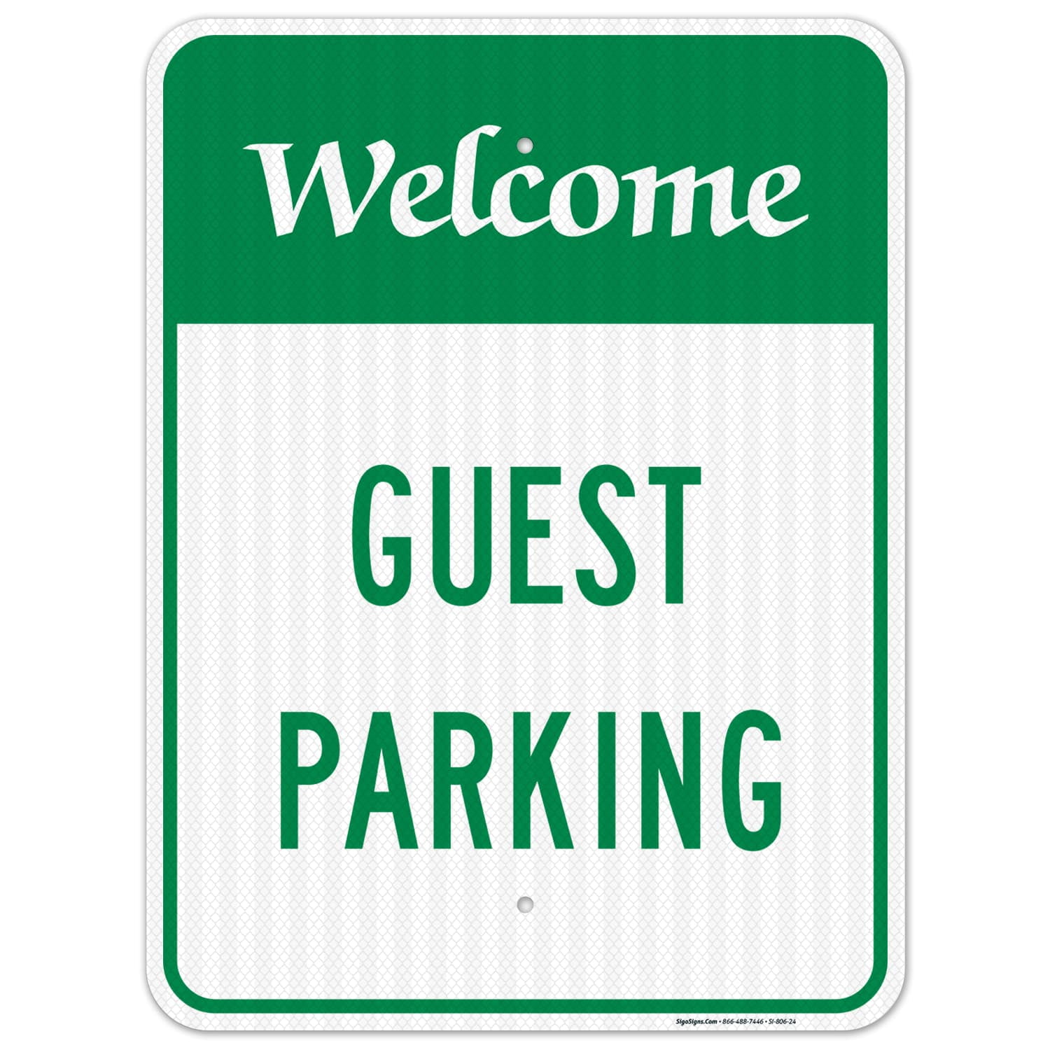 Guest Parking Sign, No Parking Sign, - Walmart.com