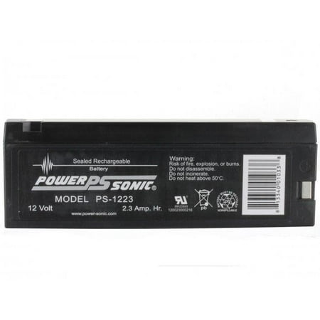 Power-Sonic POWERSONIC-PS-1223-PC AGM General Purpose 2.3Ah 12V ...