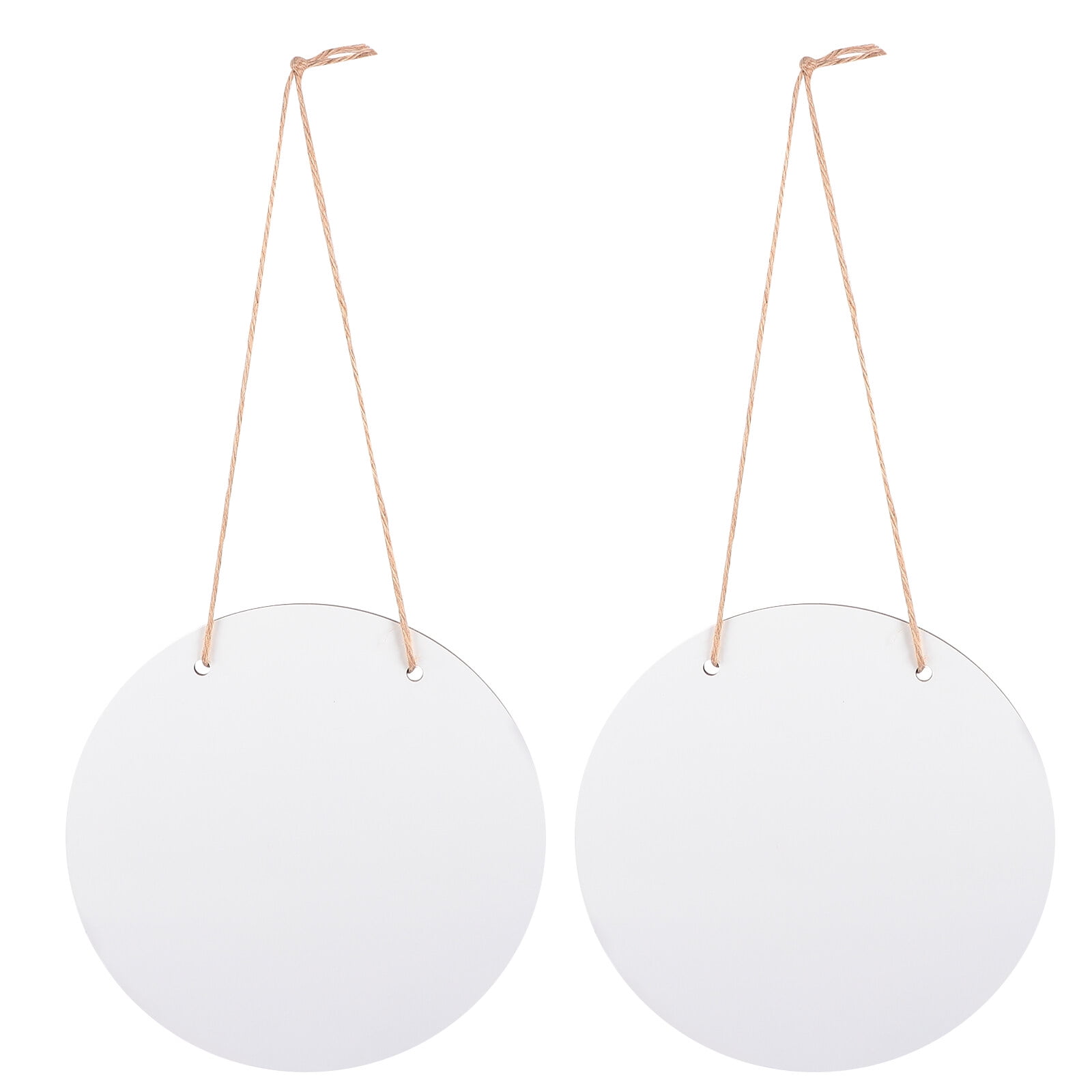 Wood Sign Blank Wooden Sublimation Circle Door Round Blanks Plaque ...