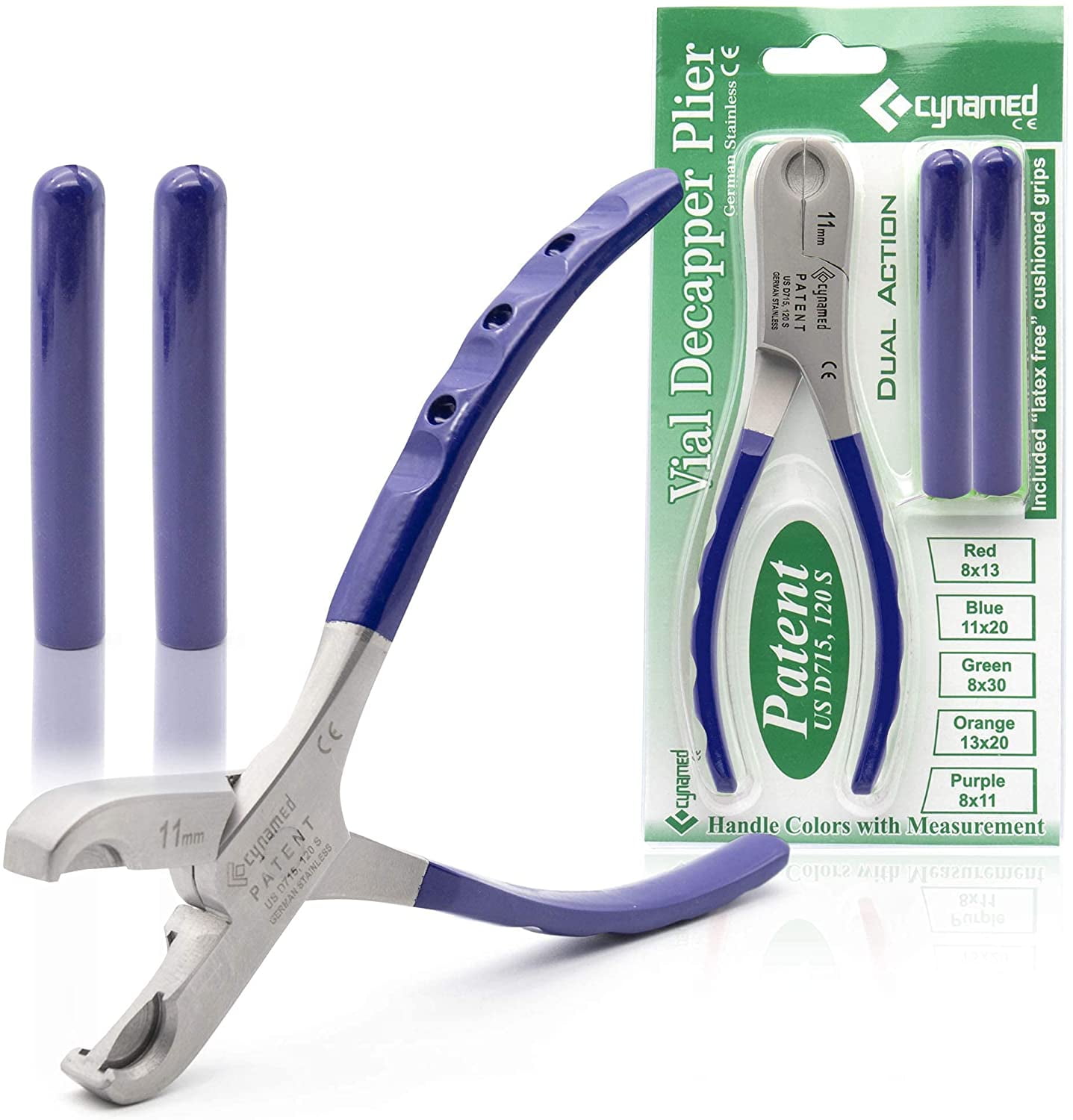 Cynamed Twin Action Decapper Pliers - Perfect for Decapping 11mm and ...