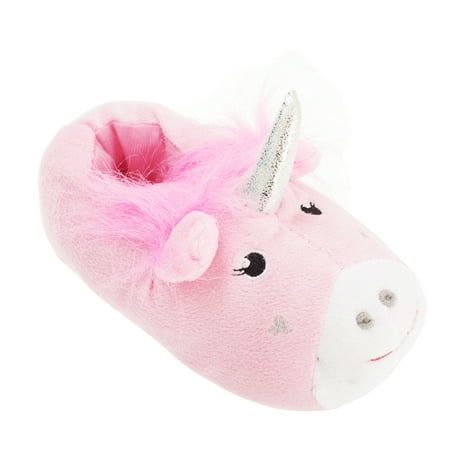 Slumberzzz Childrens Girls Unicorn Design Slippers - Walmart.ca