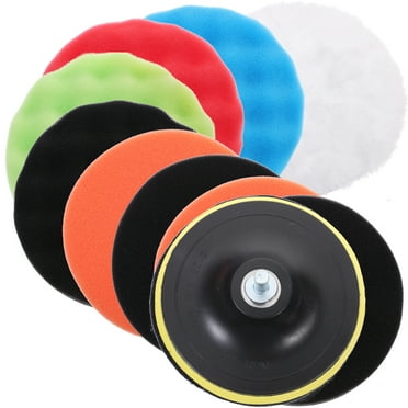 3" Buffing Pad Kit, 4 Buff Polishing Pads, Polisher Backing Plate ...