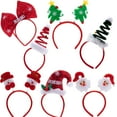 JOYIN Assorted 14 Christmas Headbands Pack, Santa Holiday Designs, One ...