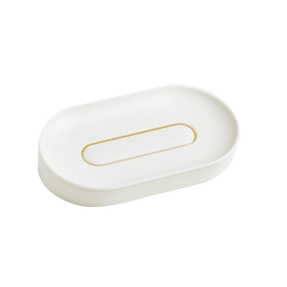 TureClos Double-Layer Soap Dish Holder Wall Mounted Soap Box Removable ...