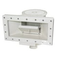 14.5-Inch White HydroTools Wide Mouth Support Thru Wall Skimmer with ...