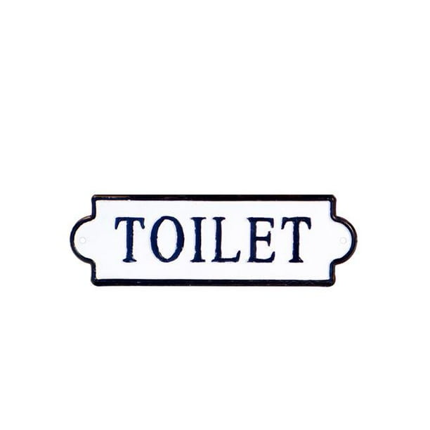 VIP International MT2354 Metal Sign Toilet 9 - Walmart.com - Walmart.com