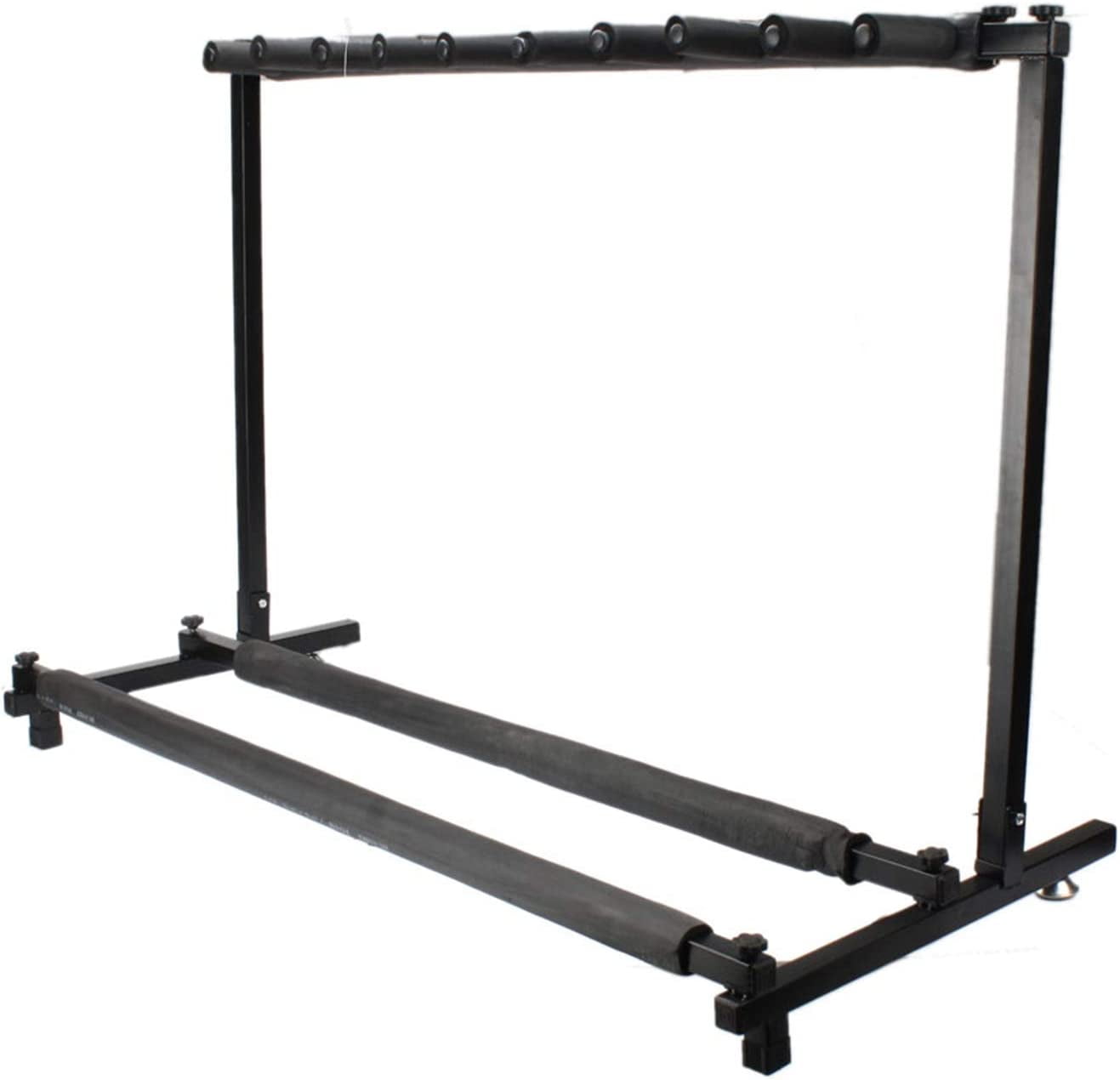 QXDRAGON Universal Guitar Stand Folding Multi-Guitar Display Rack for 9 ...