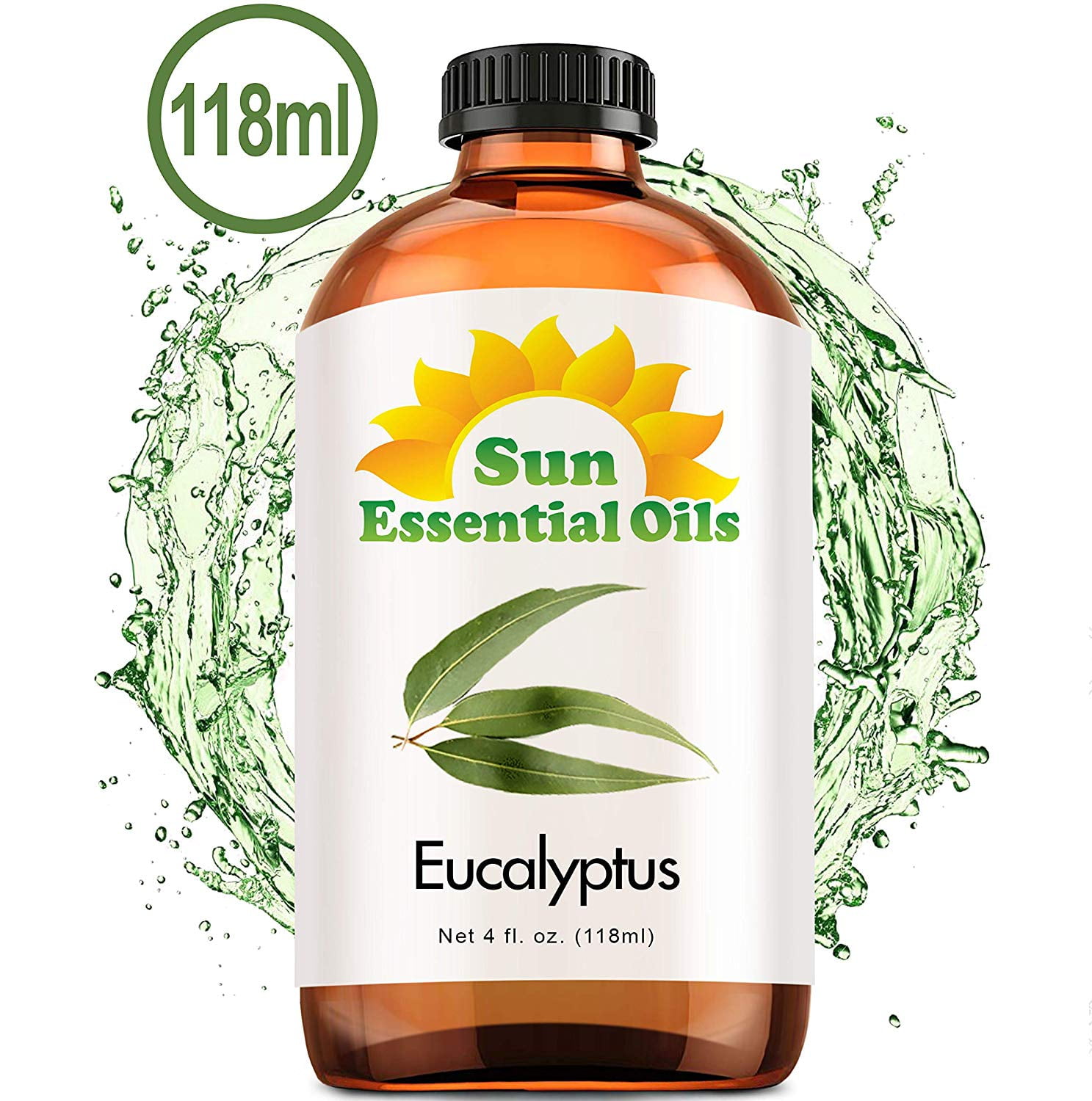 Sun Essentials, Eucalyptus Essential Oil, Aromatherapy, 4oz - Walmart.com
