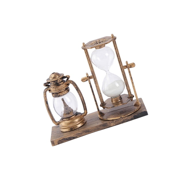 European Retro Style Lantern Hourglass Timer Centerpiece Lantern ...