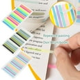 Best-Fluorescent color (A) $ Ultra-fine index stickers, small narrow ...