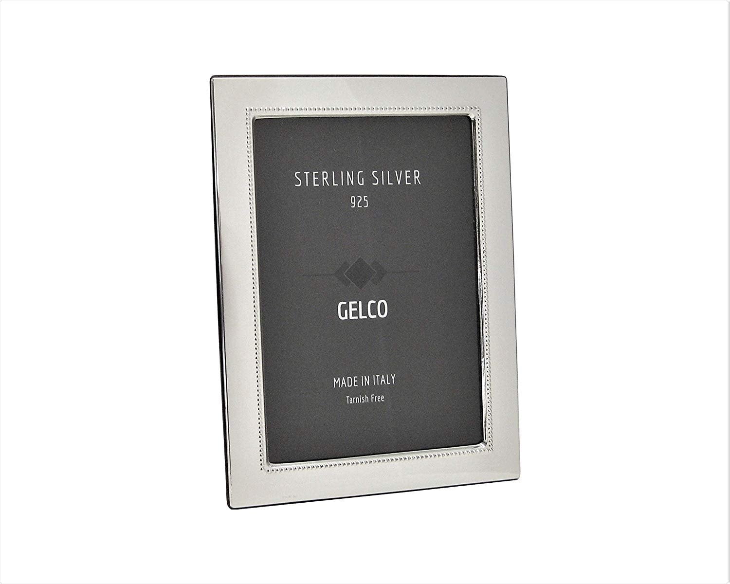 Italian 925 Sterling Silver & Wooden Glossy Pearl Border Picture Frame ...