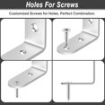 20 Pcs L Bracket Stainless Steel Corner Brace 1.57 x 1.57 inch Right ...