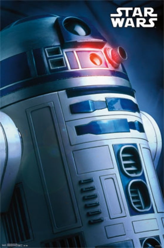 Star Wars - R2-D2 Profile Laminated Poster Print (24 x 36) - Walmart ...
