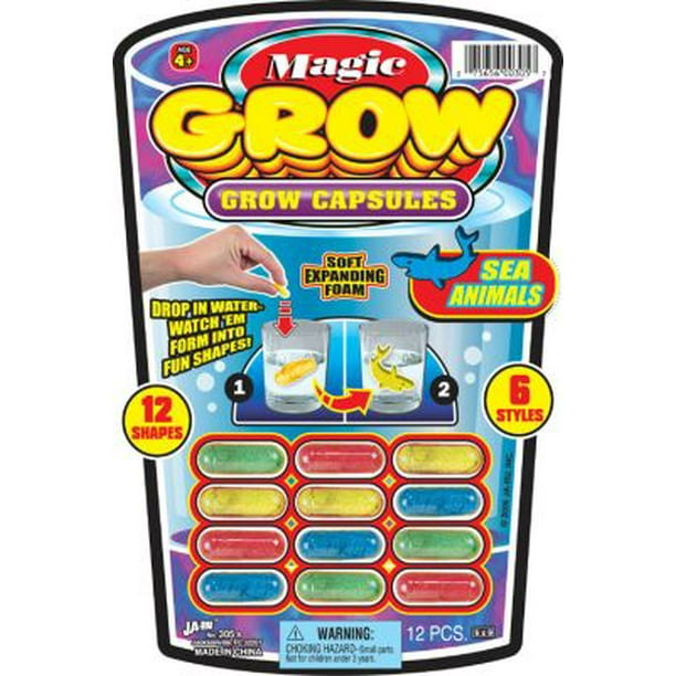 Magic Grow Assorted Capsules, Soft Expanding Foam - 1 Ea - Walmart.com