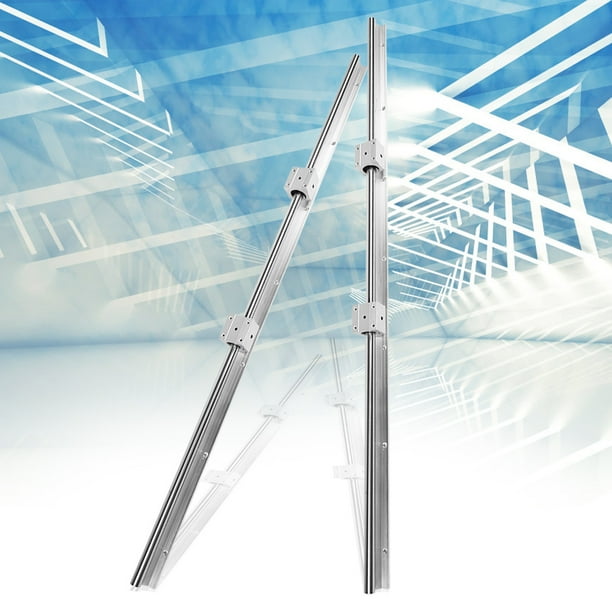 Linear Rail Shaft Block, SBR16-1000mm Linear Slide Rail Shaft, Carbon ...