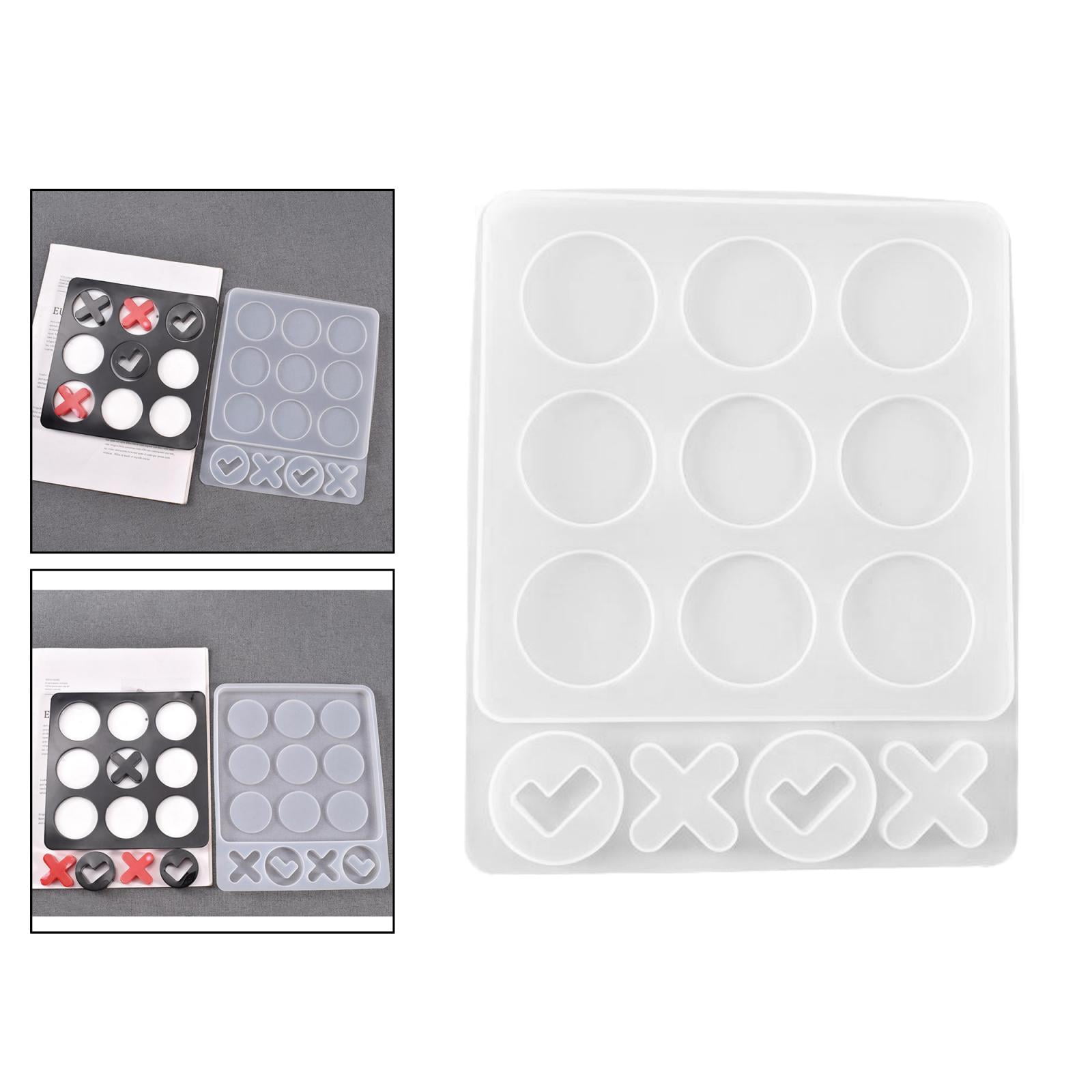 Game Board Resin s, XO Board Family Game, Silicone Epoxy Resin Casting ...