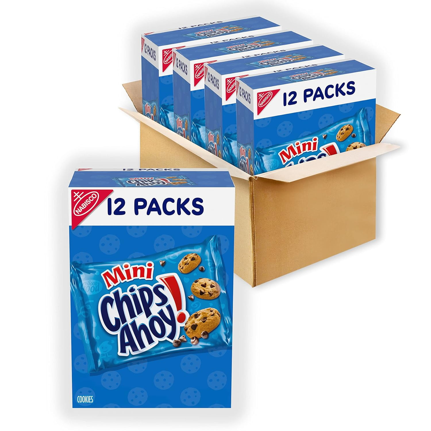 Original Chocolate Chip Cookies, 20 Snack Packs (2 Cookies Per Pack ...