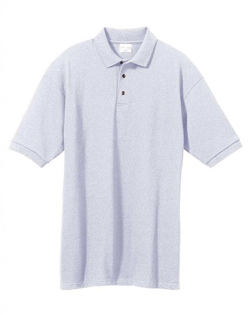 Signature by Anvil, Men?s Ash Cotton Polo Shirt - Walmart.com