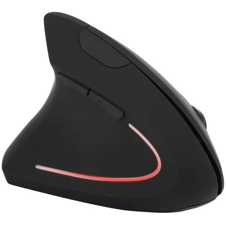 2.4GHz Wireless Mouse,Ergonomic Left Handed Vertical Mouse,6 Keys ...