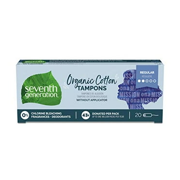 Seventh Generation Pantiliners Pads Light Absorbency 100 count ...