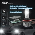 Alla Lighting NCP CANBus HB1 9004 LED Headlights Bulbs, Dual High Beam ...