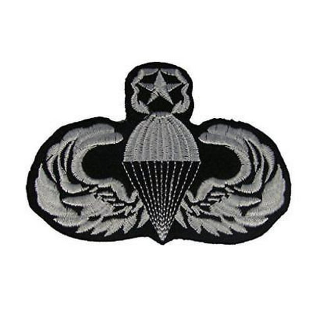US ARMY USAF AIR FORCE MASTER PARACHUTIST BADGE PATCH AIRBORNE JUMP ...