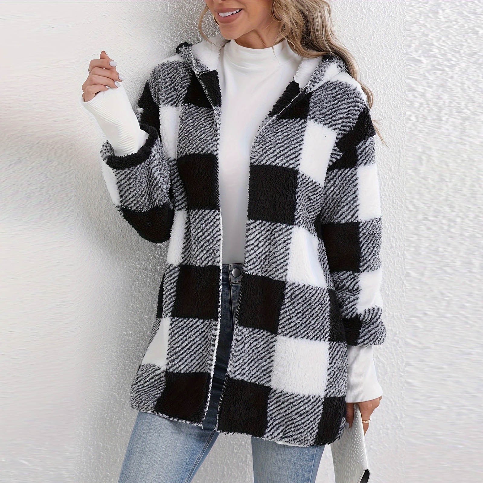 Click here for Yuyuzo Plaid Cardigans For Women Casual Flannel Ho... prices