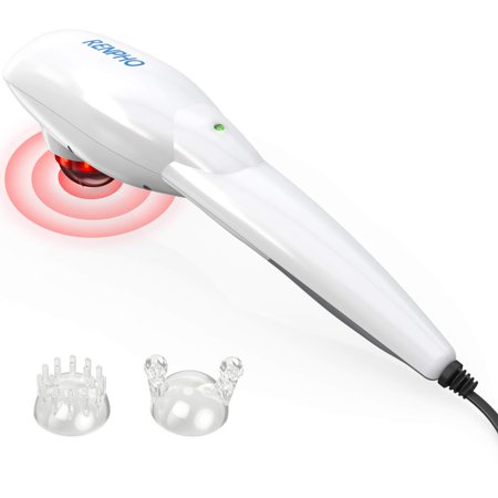 RENPHO Handheld Back Massager with Heat, Deep Tissue Massager Electric ...