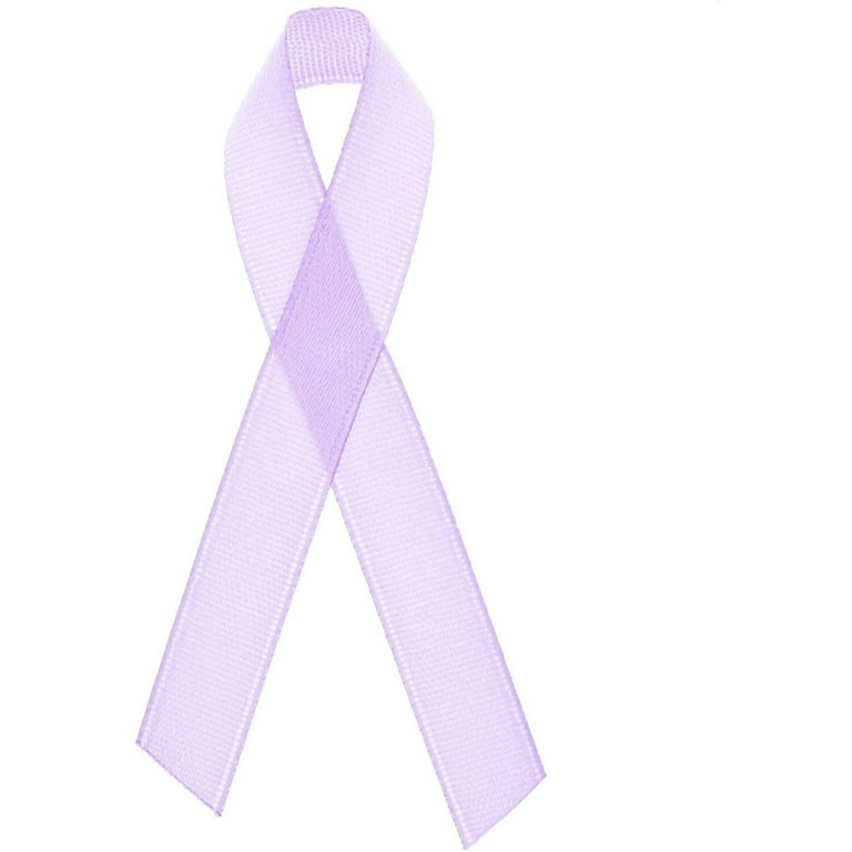 Lavender Cancer Ribbon Transparent