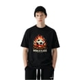 Casual Style Men's T-Shirt Football In Flames World Class Text Sporty ...