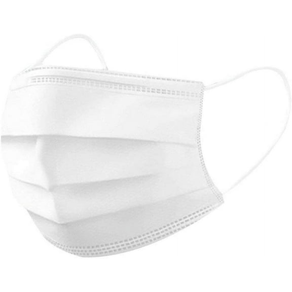 Walmart 50 Individually Wrapped Disposable Adult Face Masks, 3-Ply ...