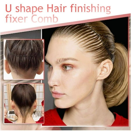 U Shape Hair Finishing Fixer Comb Bobby Hair Finishing Fixer Pins Mini ...