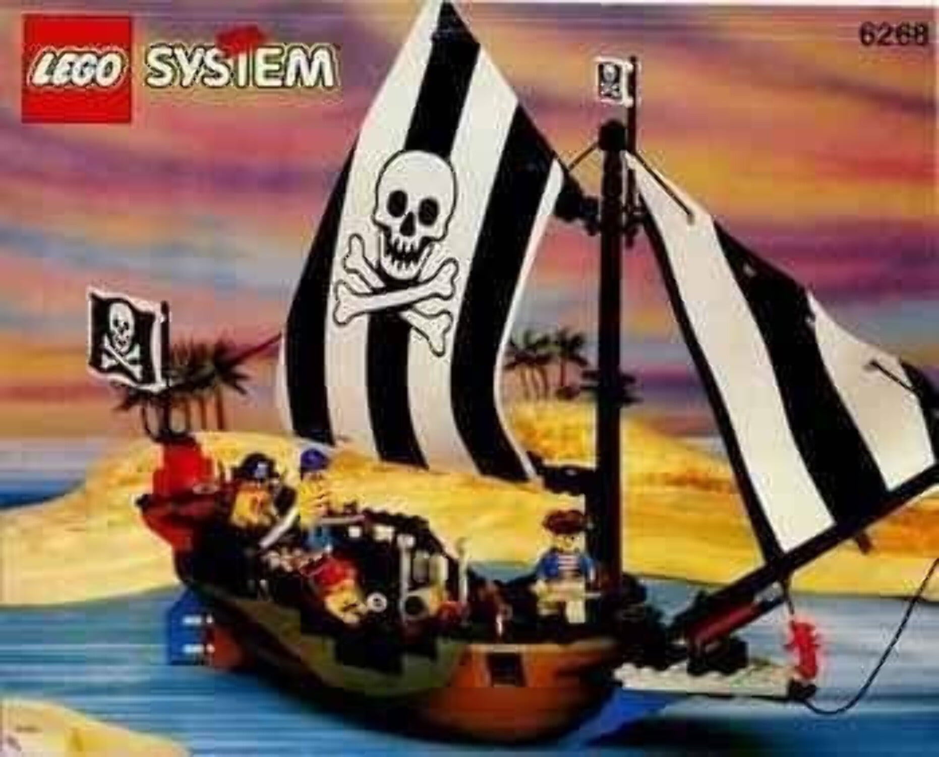 LEGO System Renegade Runner Pirate Ship 6268 - Walmart.com