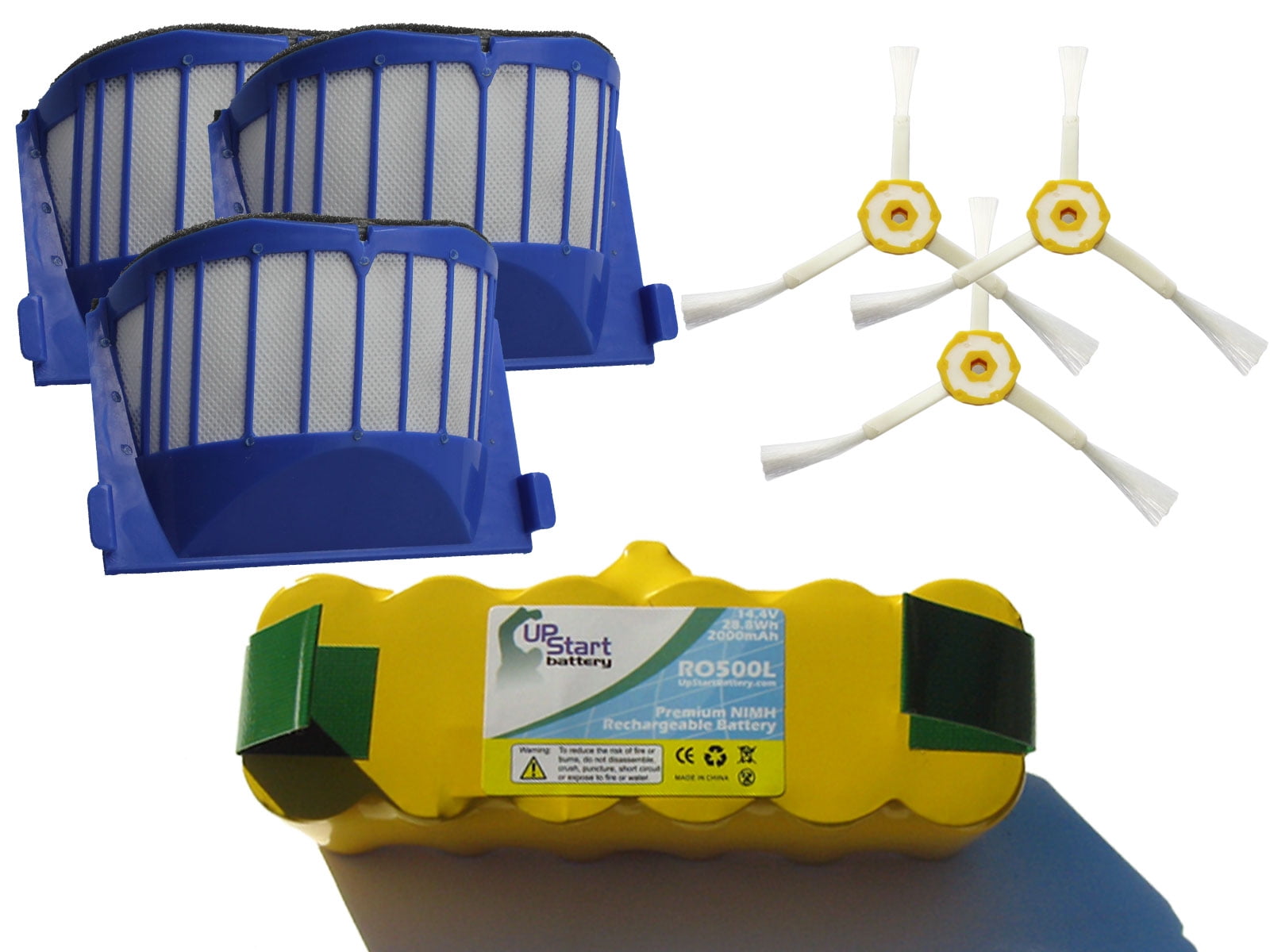 iRobot Roomba 595 Pet Series Battery, Filters and Side Brushes - Kit ...