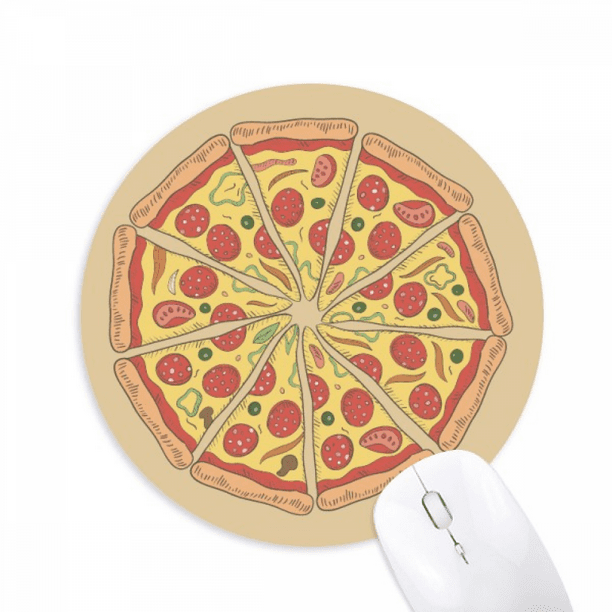 Peppers Pizza Italy Tomato Foods Mouse Pad Comfortable Game Office Mat ...