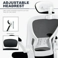 Office Chair Ergonomic Desk Chair Comfort Adjustable Height with Wheels ...