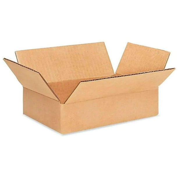 IDL Packaging Small Corrugated Shipping Boxes 9"L x 6”W x 2"H (Pack of ...